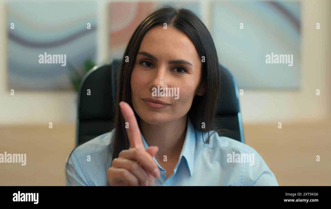 Serious woman Caucasian businesswoman female girl business leader ...