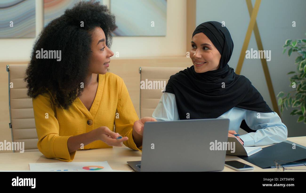 Multiracial business colleagues women businesswomen African american ...