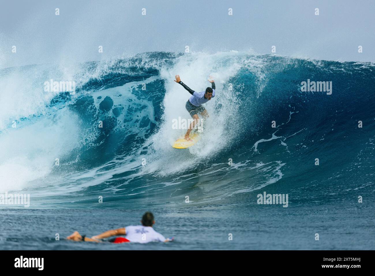 Andy Criere of Spain takes part in a surfing training session in ...