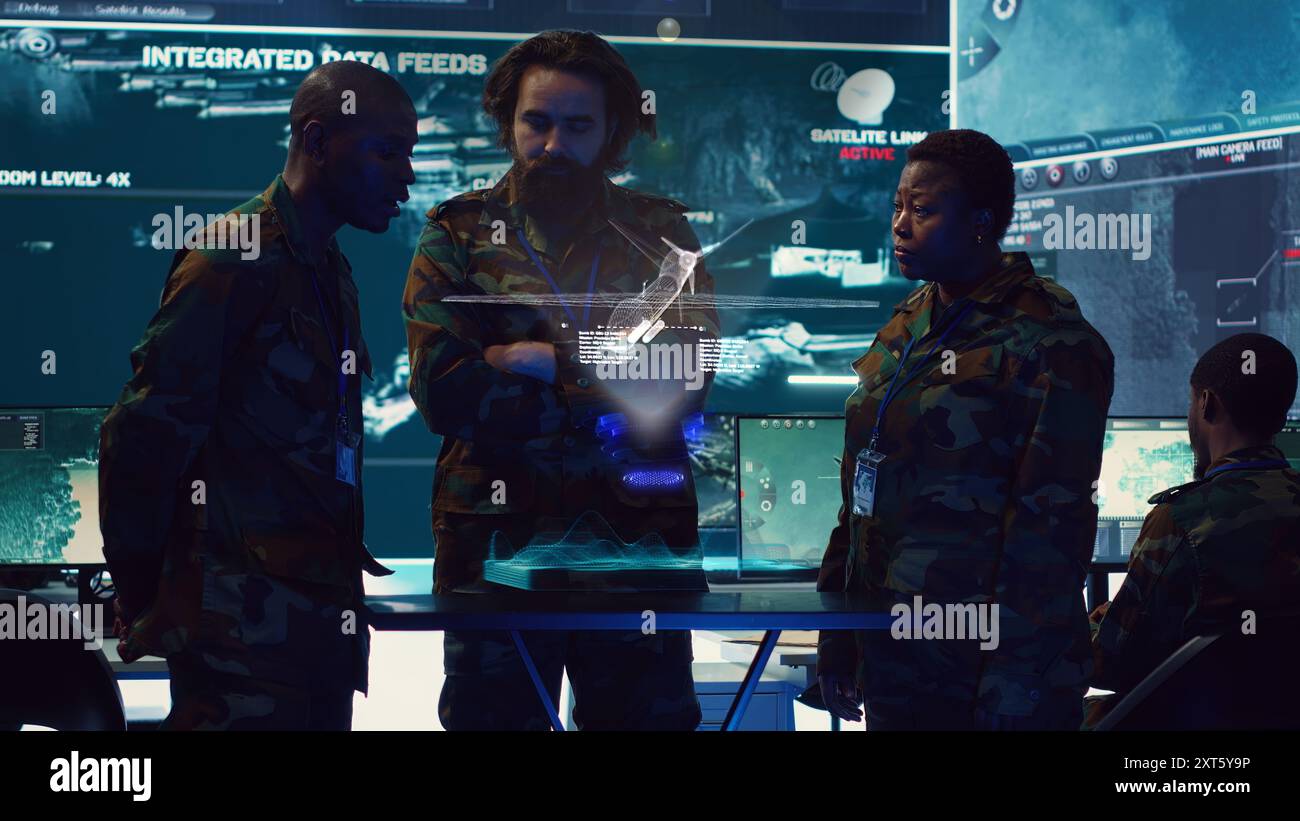 Army specialists using AR missile defense system specifically designed ...