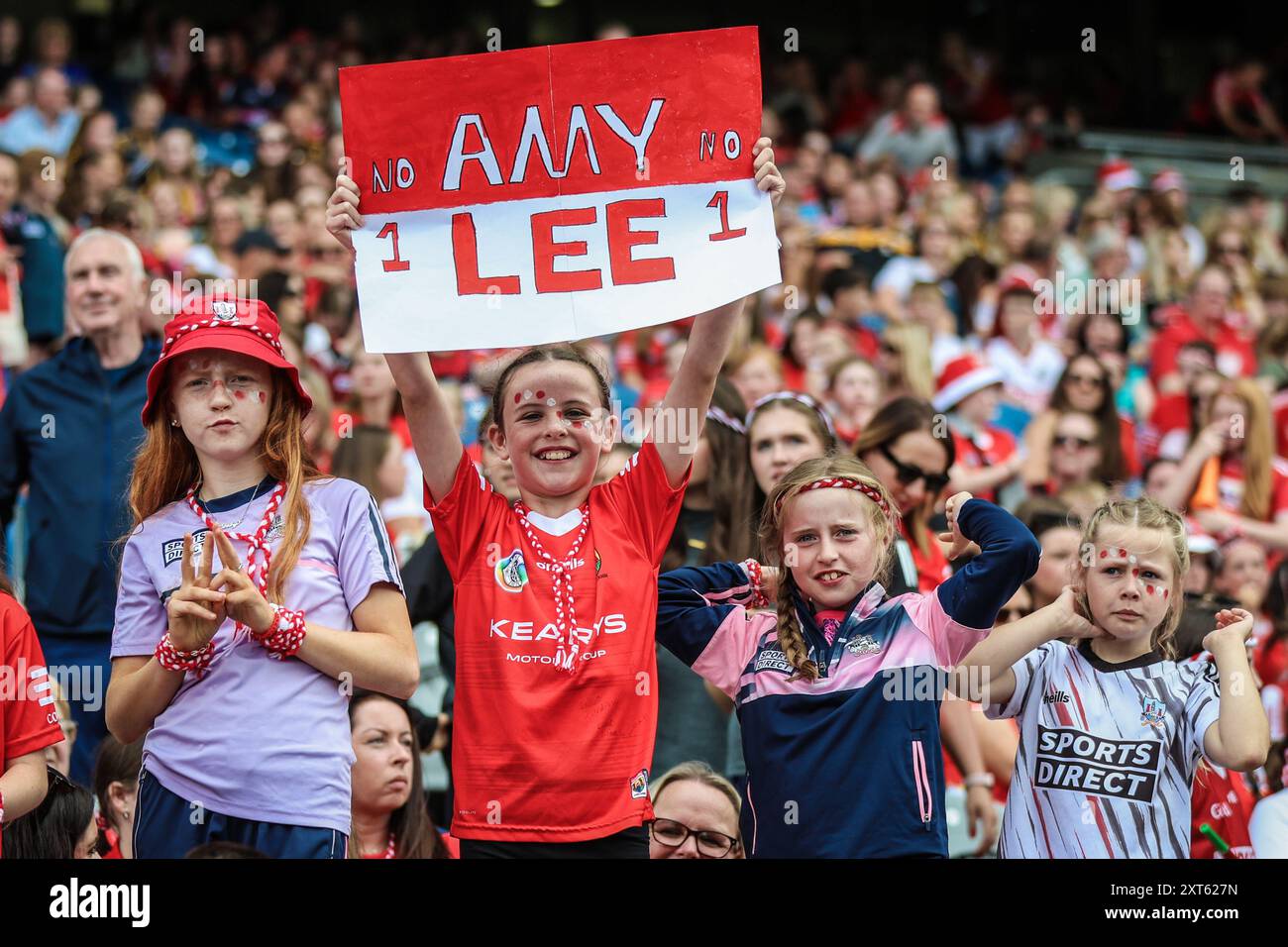 August 11tth, 2024, Cork supporters before the All Ireland Camogie ...