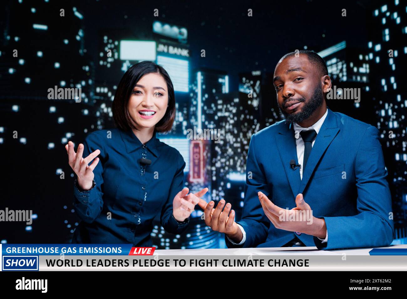 World leaders fighting climate change news on midnight talk show ...