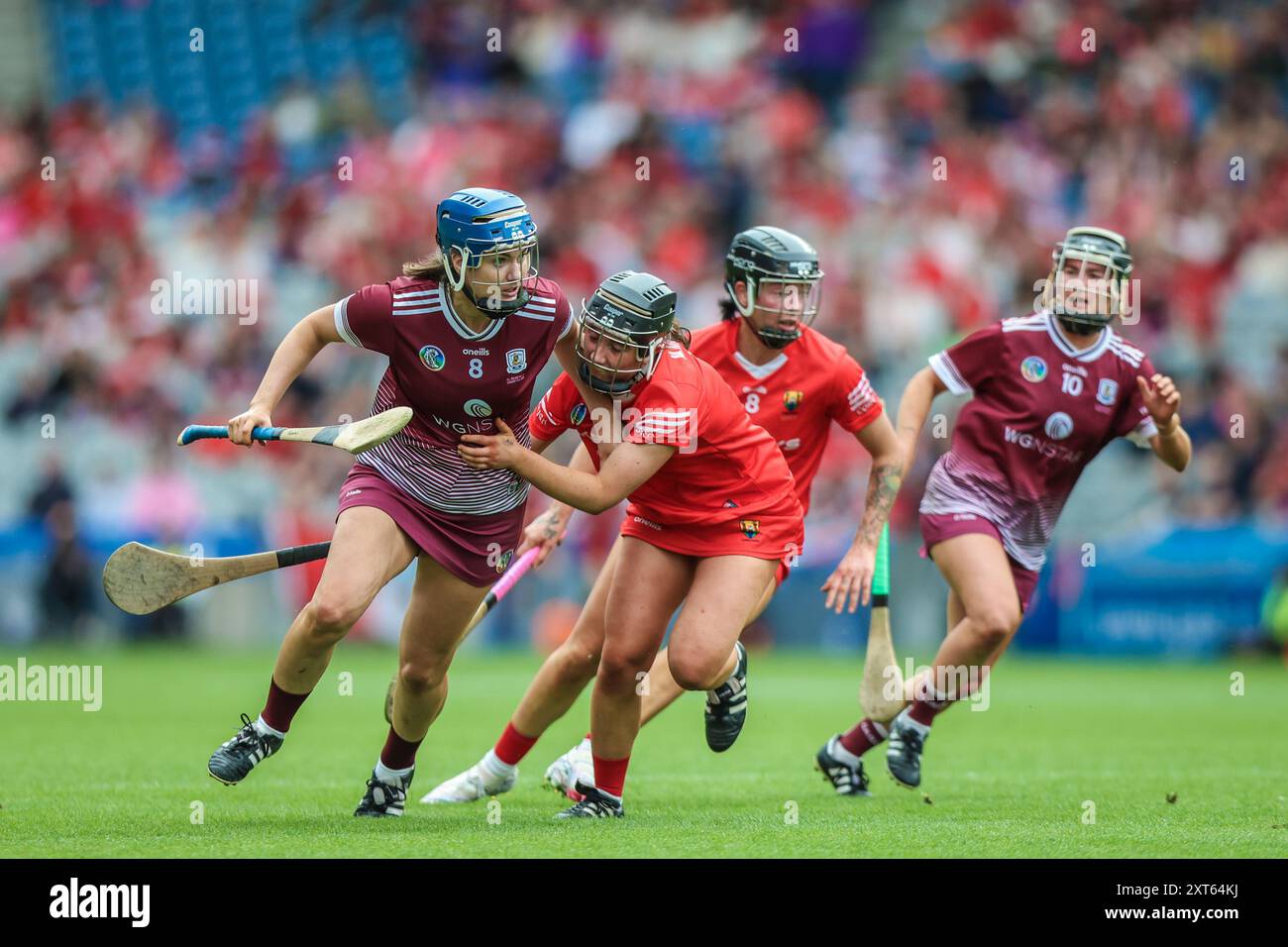 August 11tth, 2024, Niamh Hanniffy of Galway and Meadbh Murphy of Cork ...