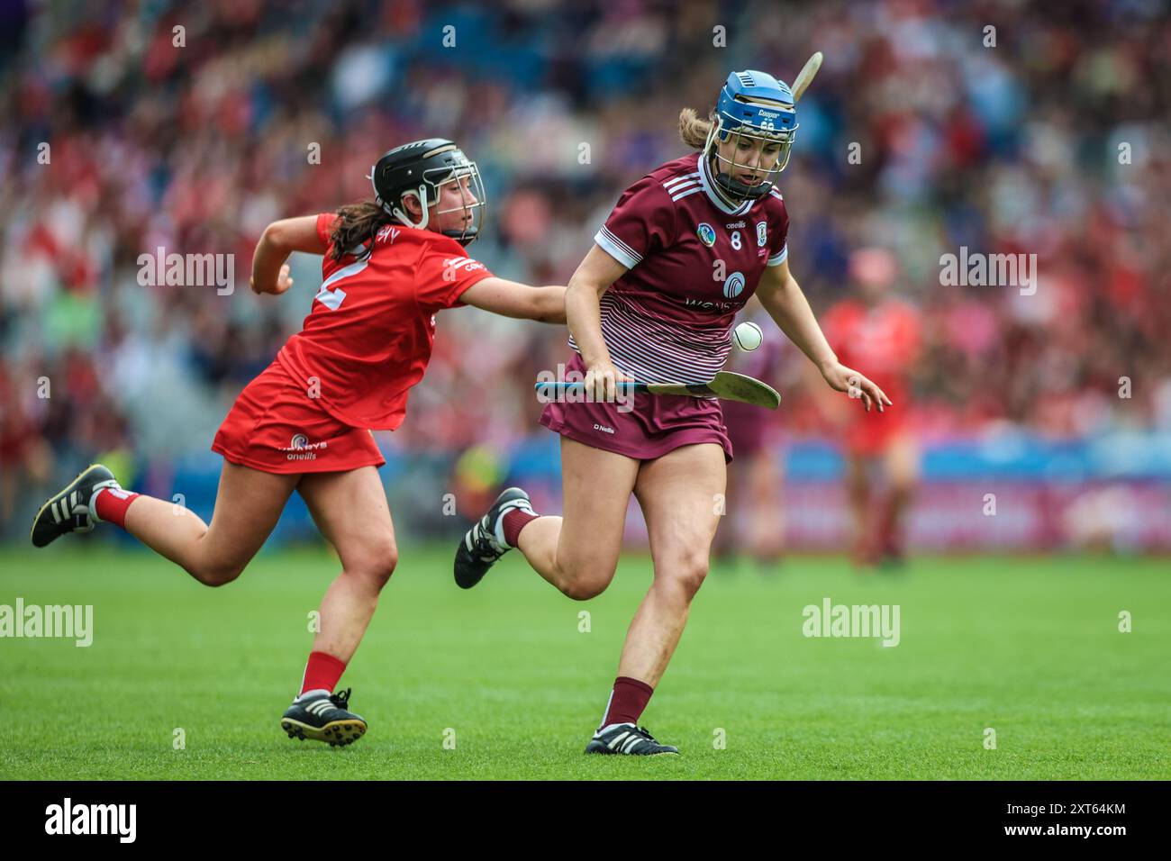 August 11tth, 2024, Niamh Hanniffy of Galway and Meadbh Murphy of Cork ...