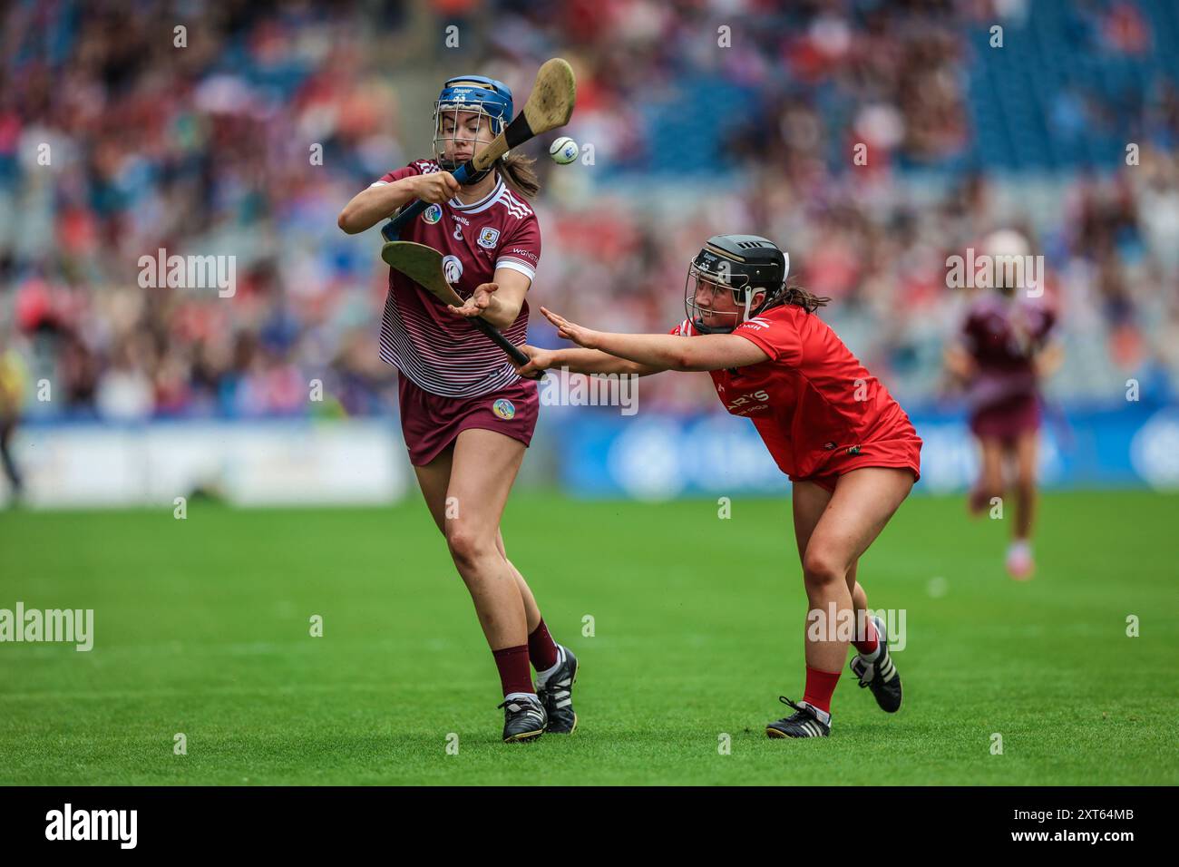 August 11tth, 2024, Niamh Hanniffy of Galway and Meadbh Murphy of Cork ...