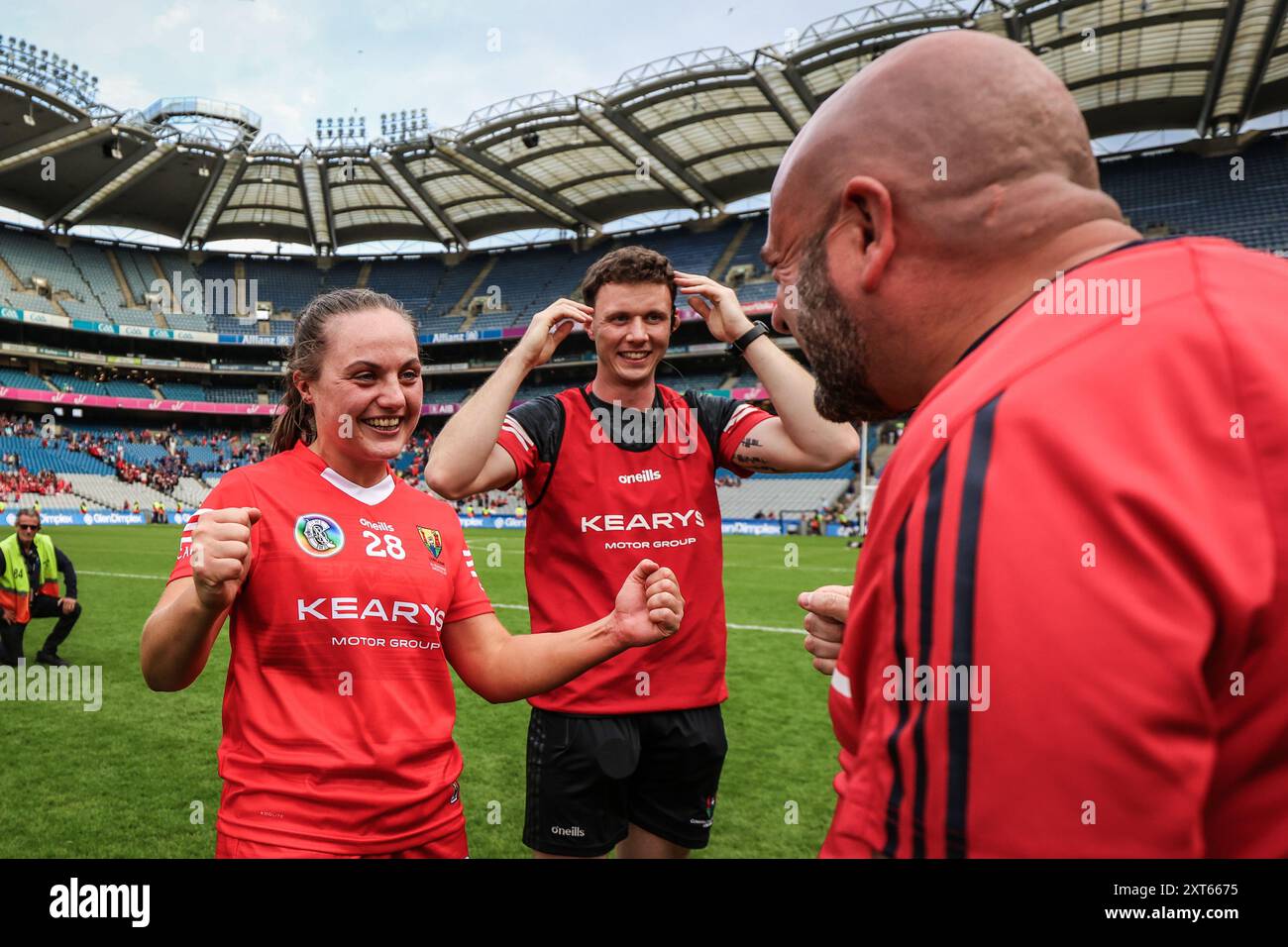 August 11tth, 2024, Rachel Harty of Cork during the All Ireland Camogie ...