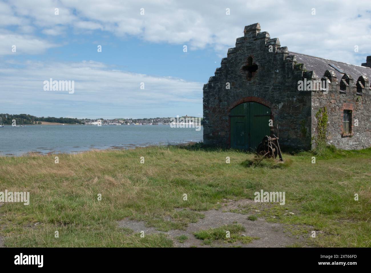 Boathouse, Strangford Lough, County Down, Northern Ireland Stock Photo ...