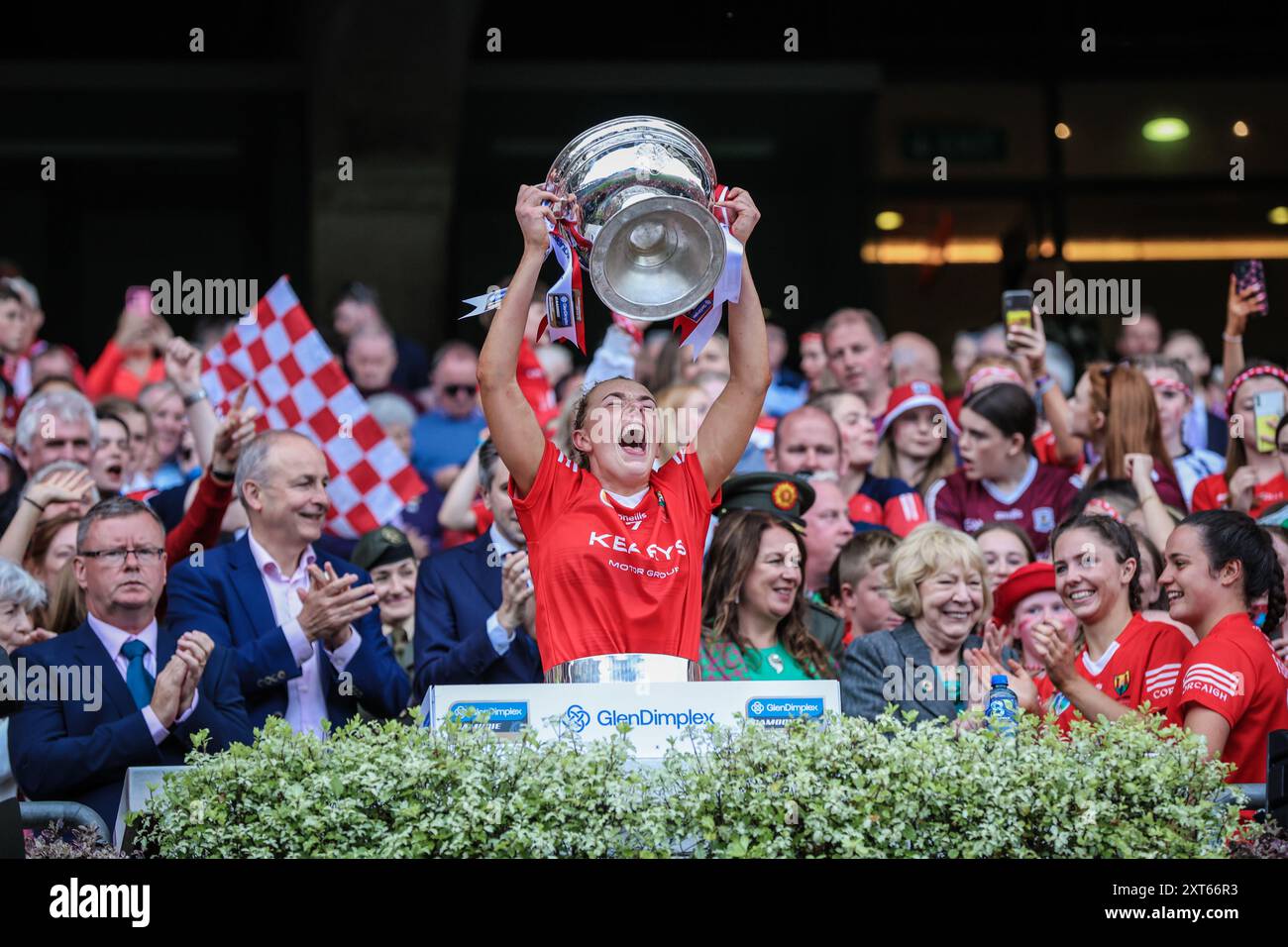 August 11tth, 2024, Laura Hayes of Cork during the All Ireland Camogie ...
