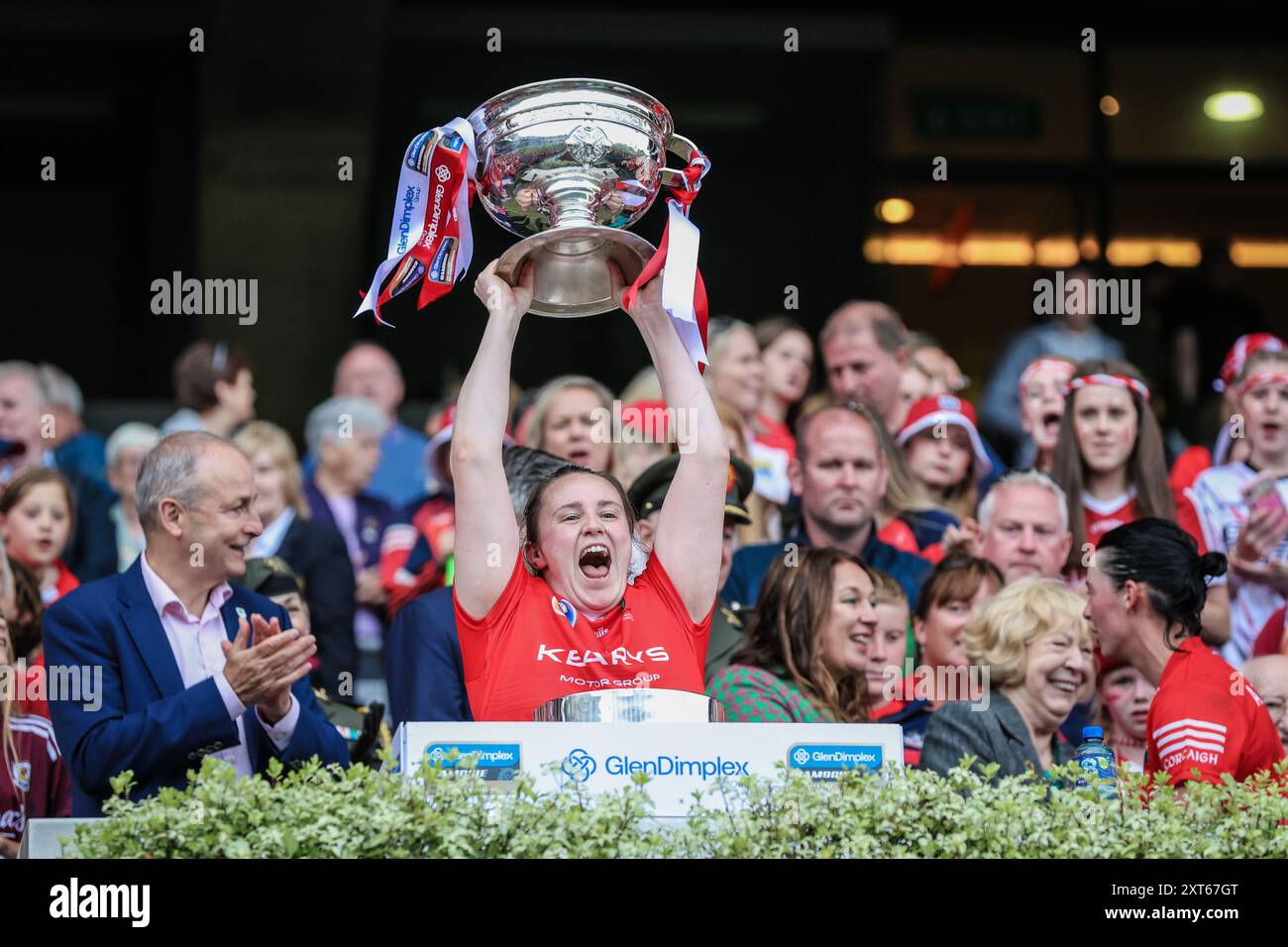 August 11tth, 2024, Amy Lee of Cork during the All Ireland Camogie ...