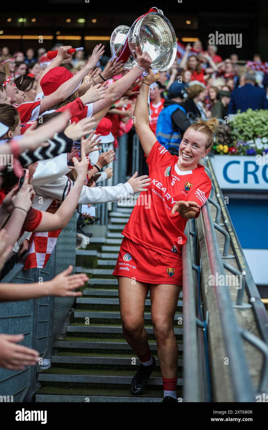 August 11tth, 2024, Laura Treacy of Cork during the All Ireland Camogie ...