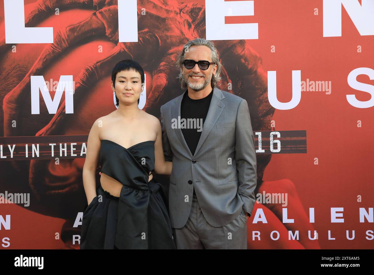 August 12, 2024, Los Angeles, California, USA: Aileen Wu, Fede Alvarez ...