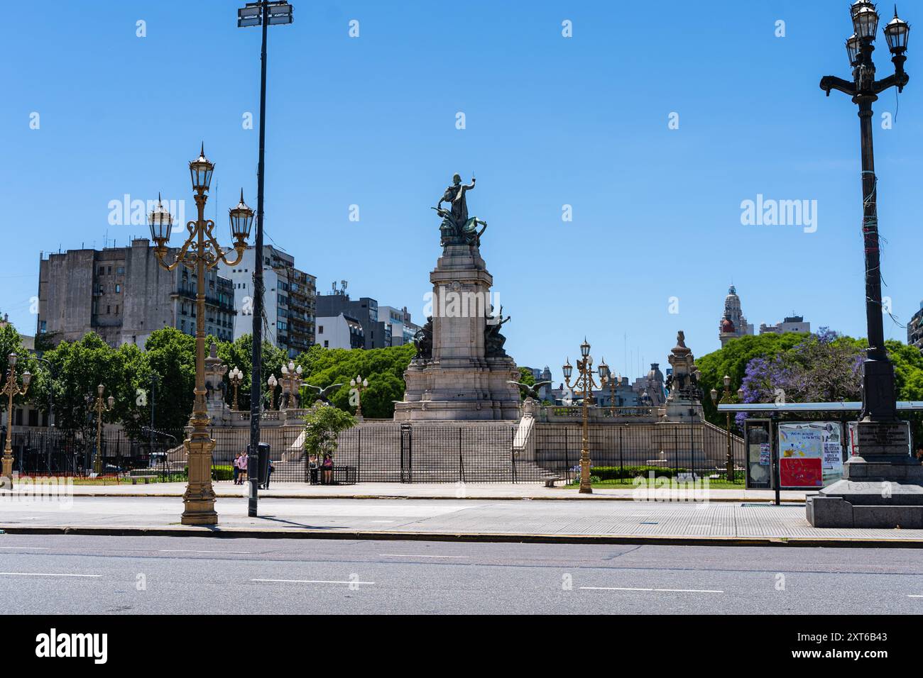 Buenos Aires, Argentina - 08 08 2024: View of the beautiful historical ...