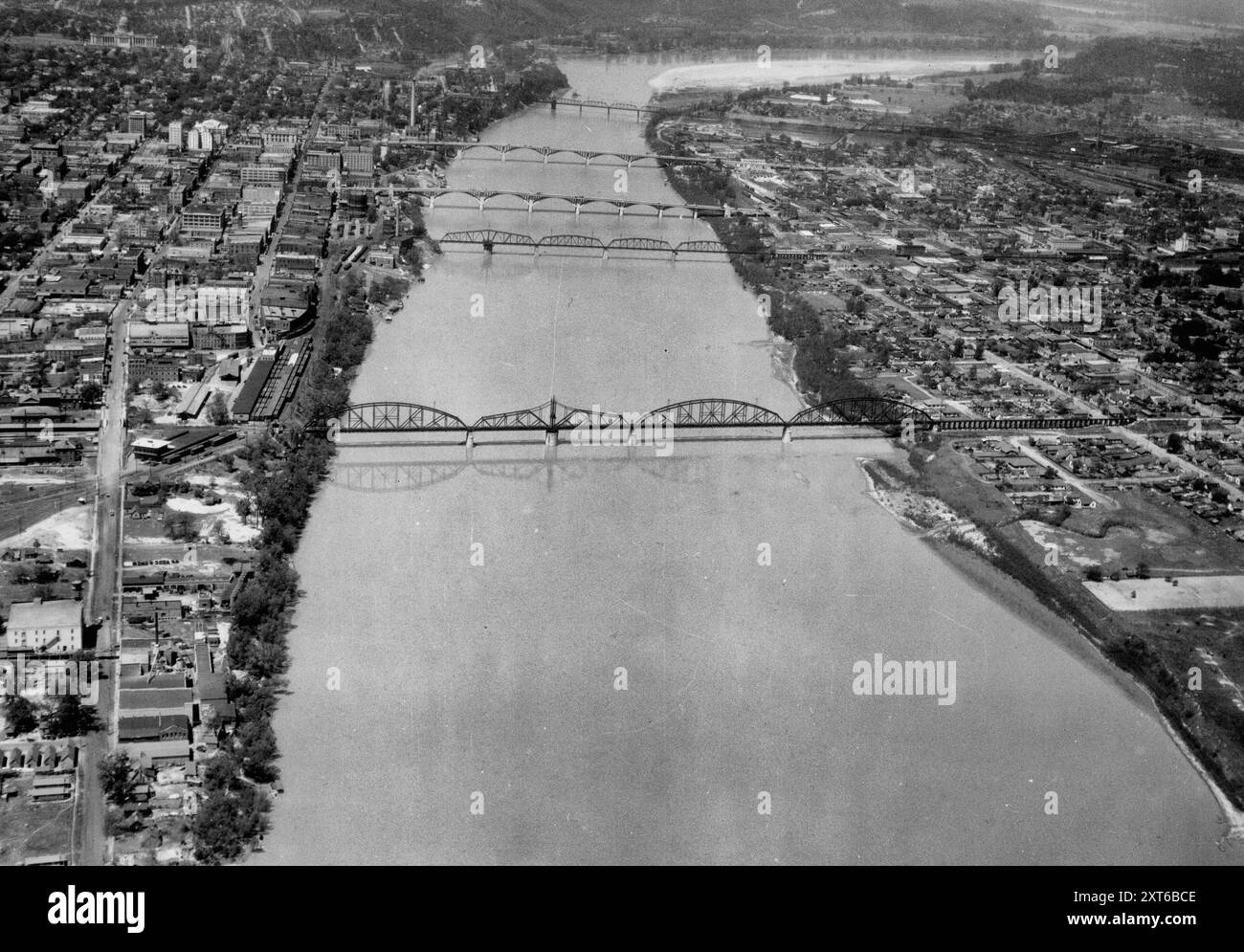 The five bridges Black and White Stock Photos & Images - Alamy