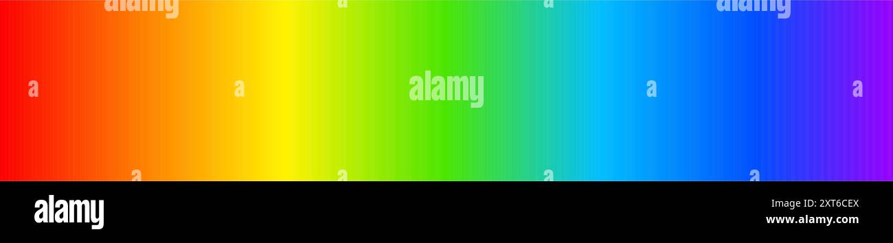 Electromagnetic spectrum. Sun light ultraviolet colors. RGB palette ...