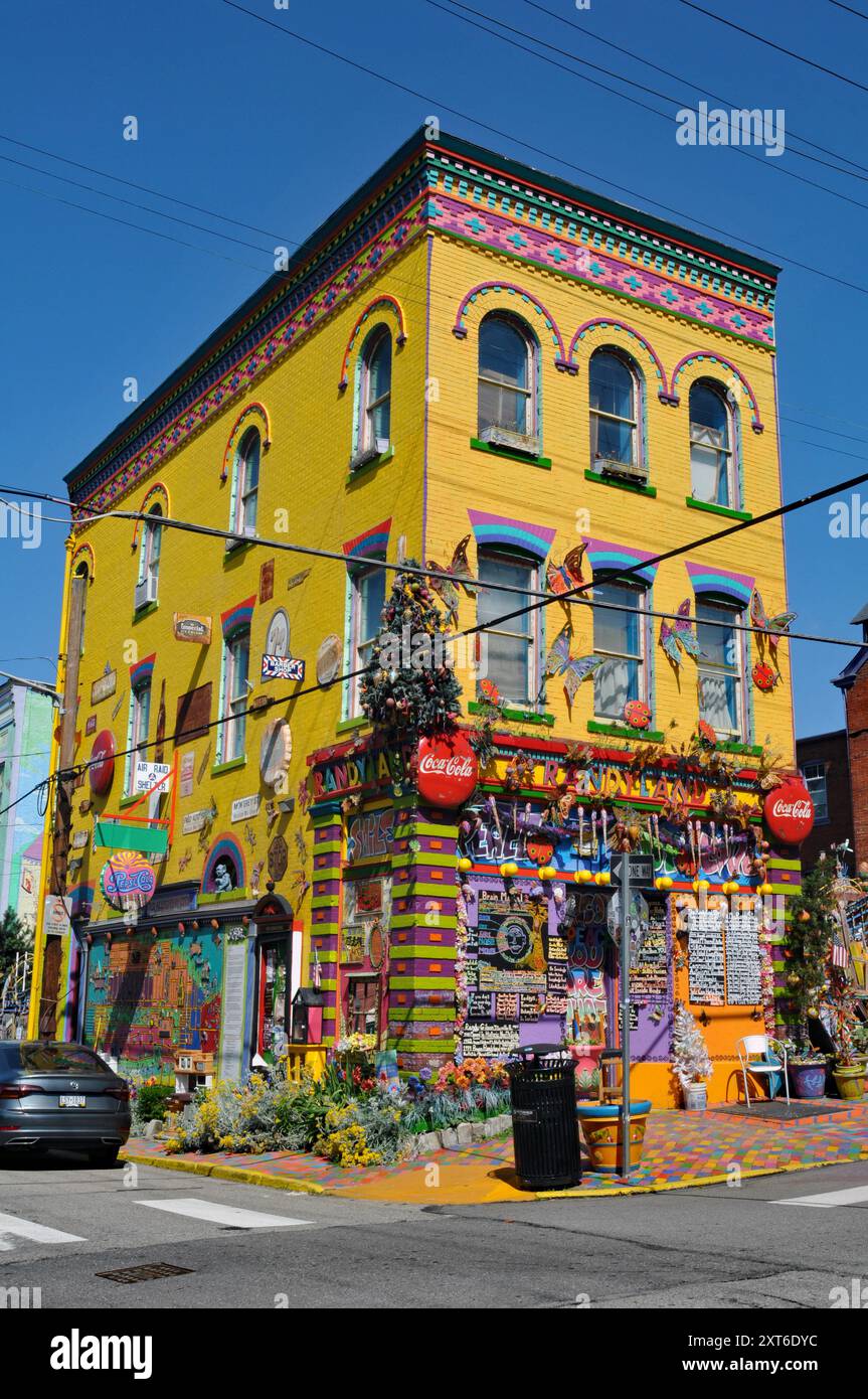 Randyland, a colourful and popular public art landmark on Pittsburgh's ...
