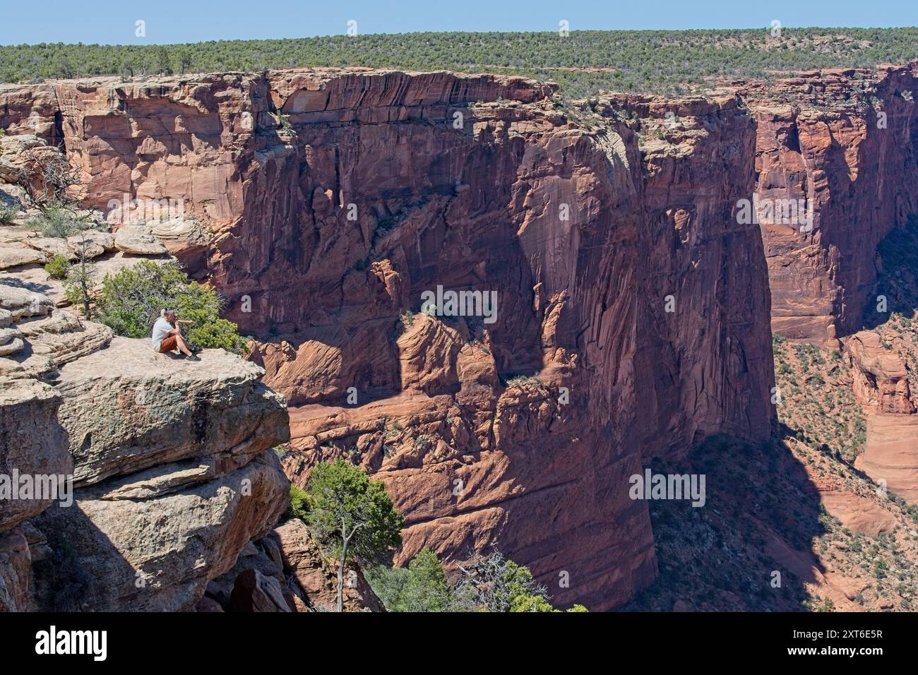 Tourists enjoying the awe inspiring view of sandstone walls in Canyon ...