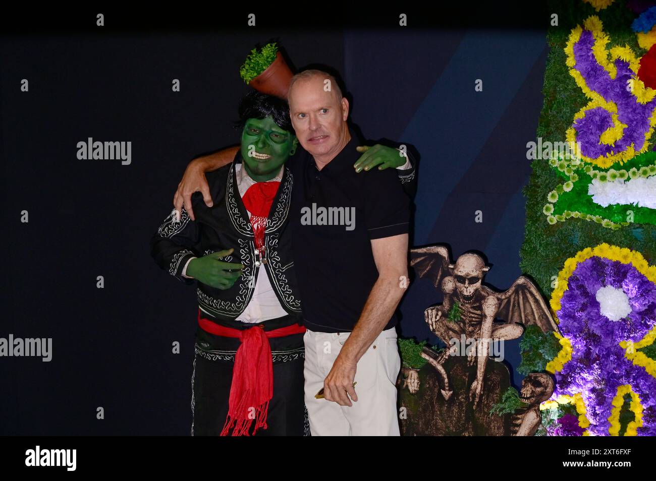 Mexico City, Mexico. 13th Aug, 2024. American actor Michael Keaton ...