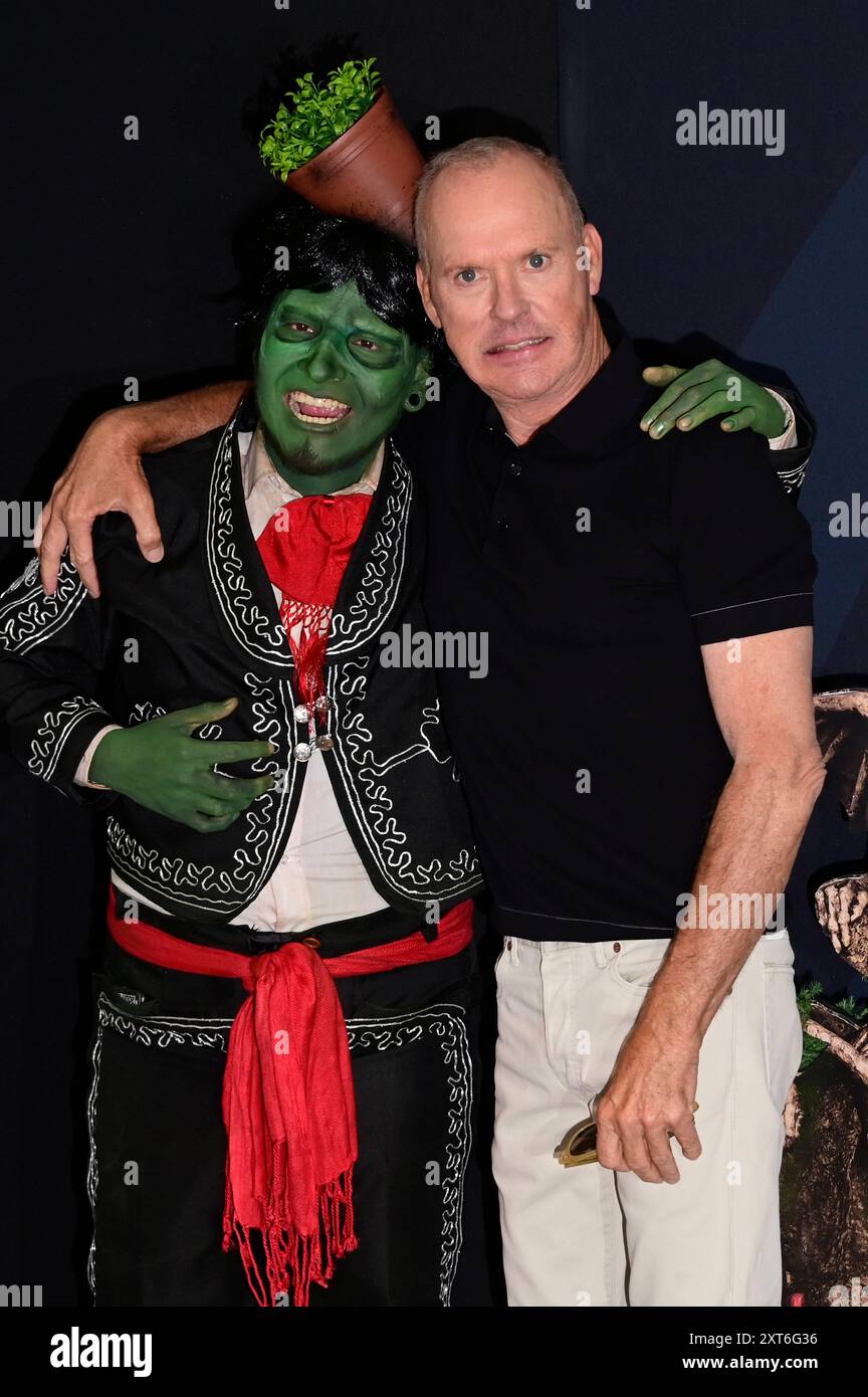 Mexico City, Mexico. 13th Aug, 2024. American actor Michael Keaton ...