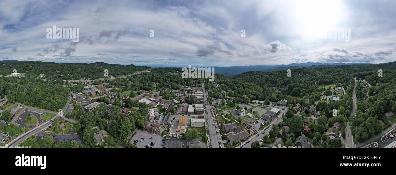 Panoramic overhead view hi-res stock photography and images - Alamy