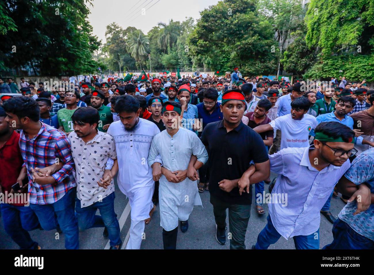 Dhaka, Bangladesh. 13th Aug, 2024. Activists of Students against ...