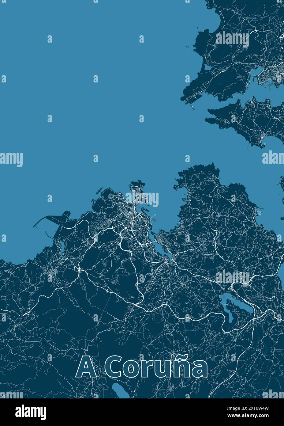 Alicante city map hi-res stock photography and images - Alamy