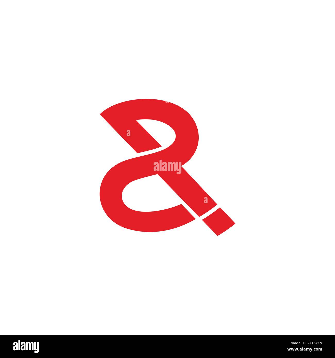 number two exclamation design simple logo vector Stock Vector Image ...