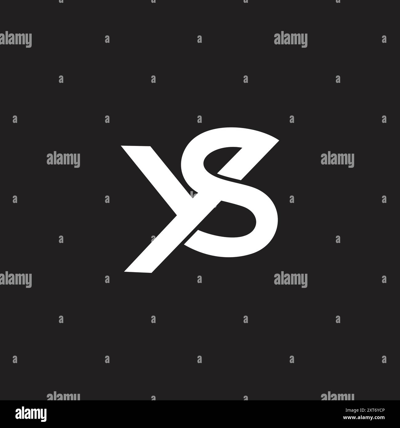 letter ys 3d flat linked logo vector Stock Vector Image & Art - Alamy