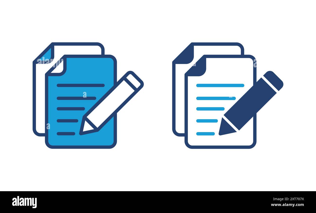 Note icon vector. notepad icon vector Stock Vector Image & Art - Alamy