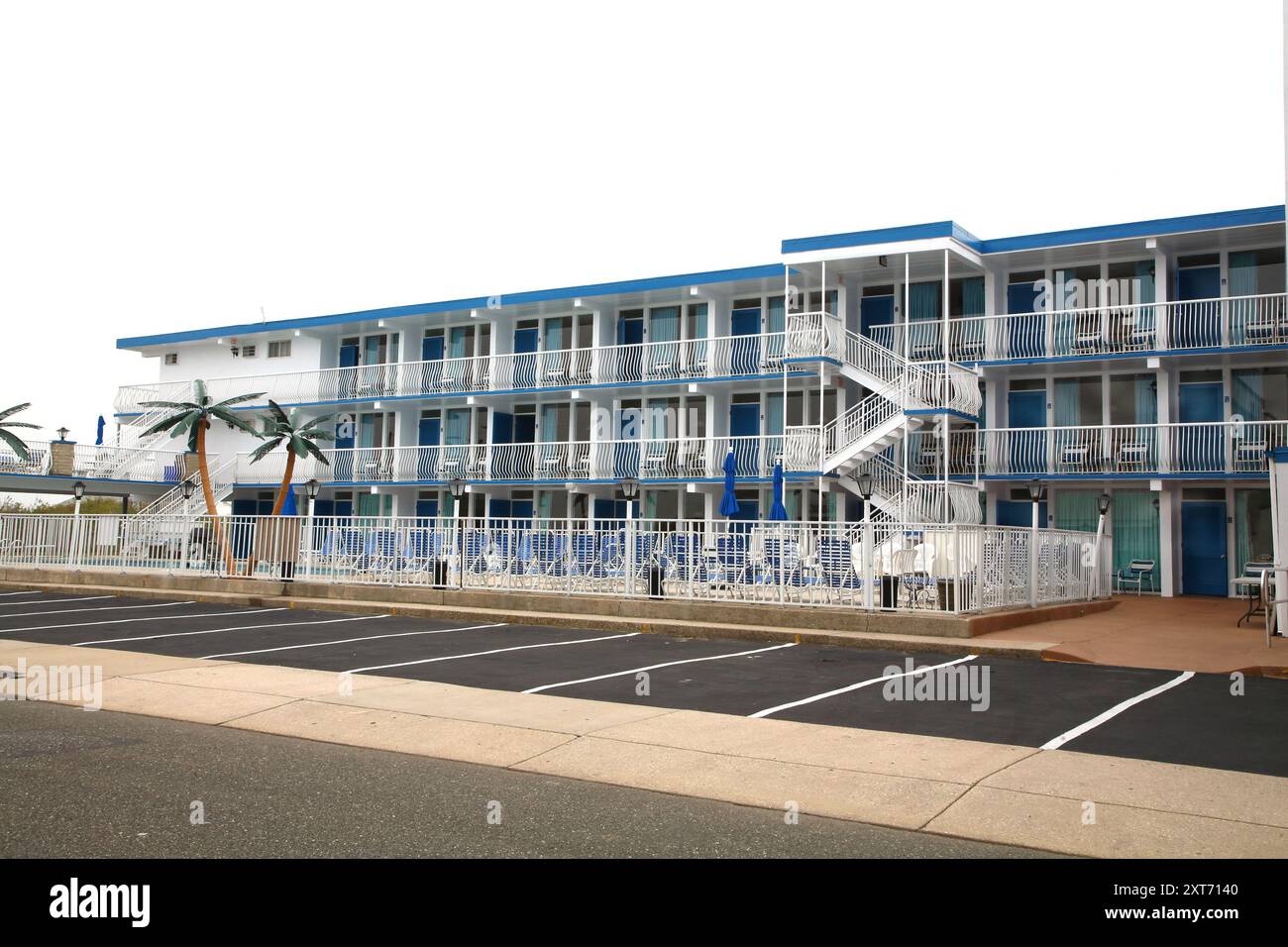 Wildwood hotel features iconic 1950's doo-wop resort architecture, with ...