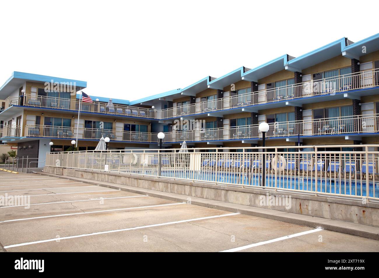 Wildwood hotel features iconic 1950's doo-wop resort architecture, with ...