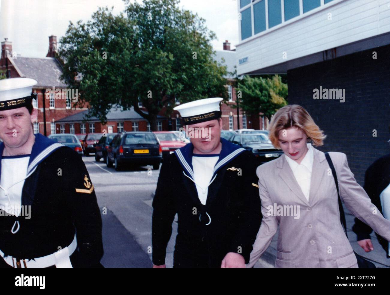 WREN APRIL CHANDLER AND SAILORS PHILLIP EDGEWORTH AND ROY BAKER AT THE ...