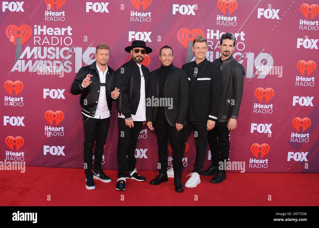 AJ McLean, Howie Dorough, Nick Carter, Brian Littrell and Kevin ...