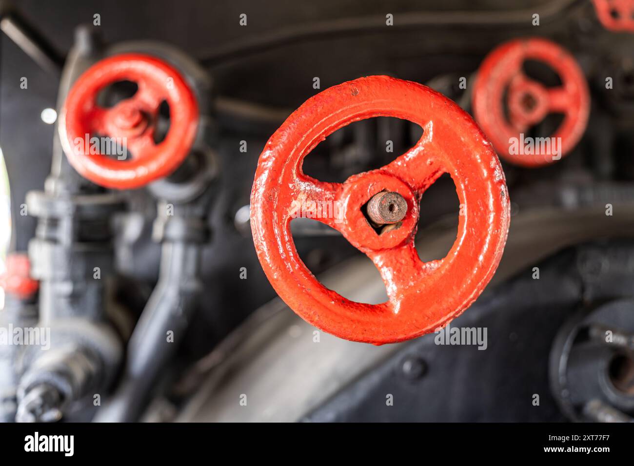 Steam train valves hi-res stock photography and images - Alamy