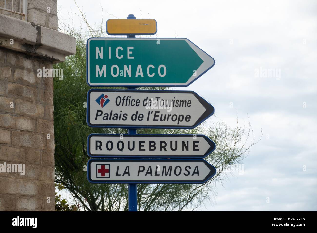 Driving car or family camper on free on Cote d'azur, French Riviera in ...