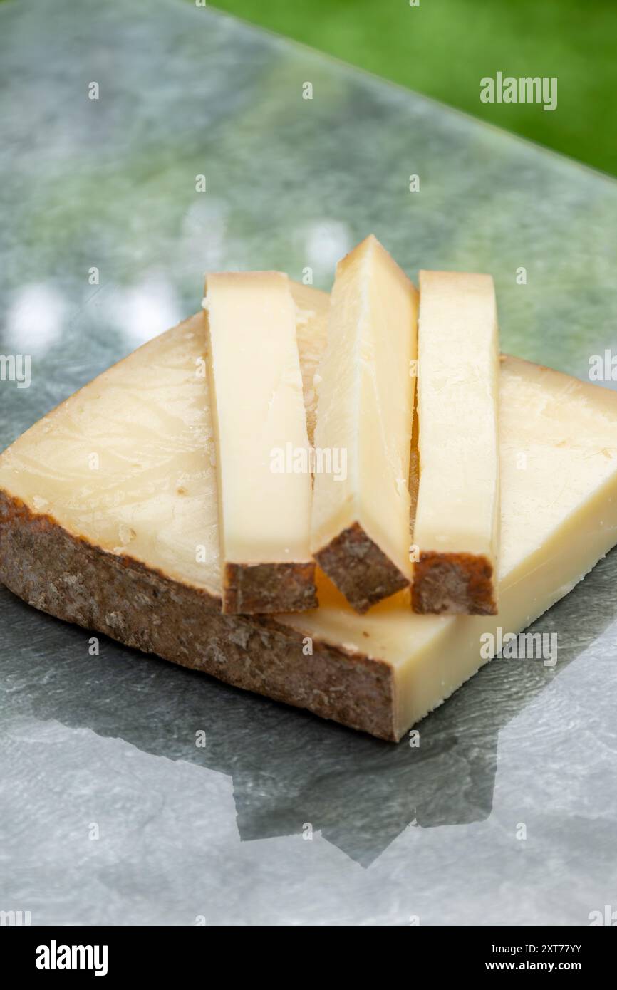 French yellow cheese Comte, varieties unpasteurised cow milk Prestige ...