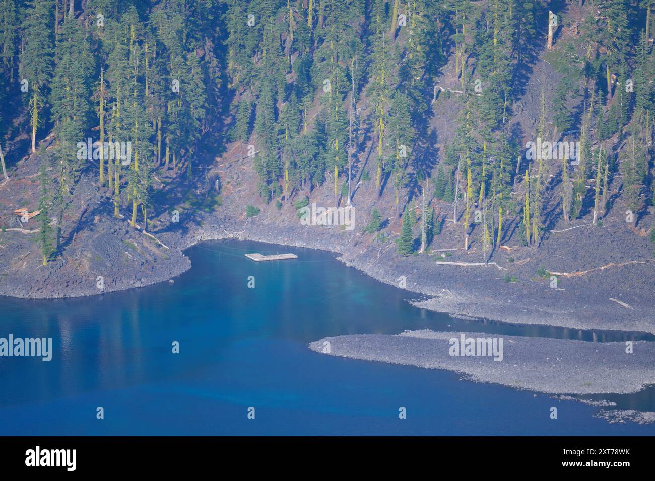 The amazing Crater Lake National Park at Watchman Overlook, Oregon OR ...