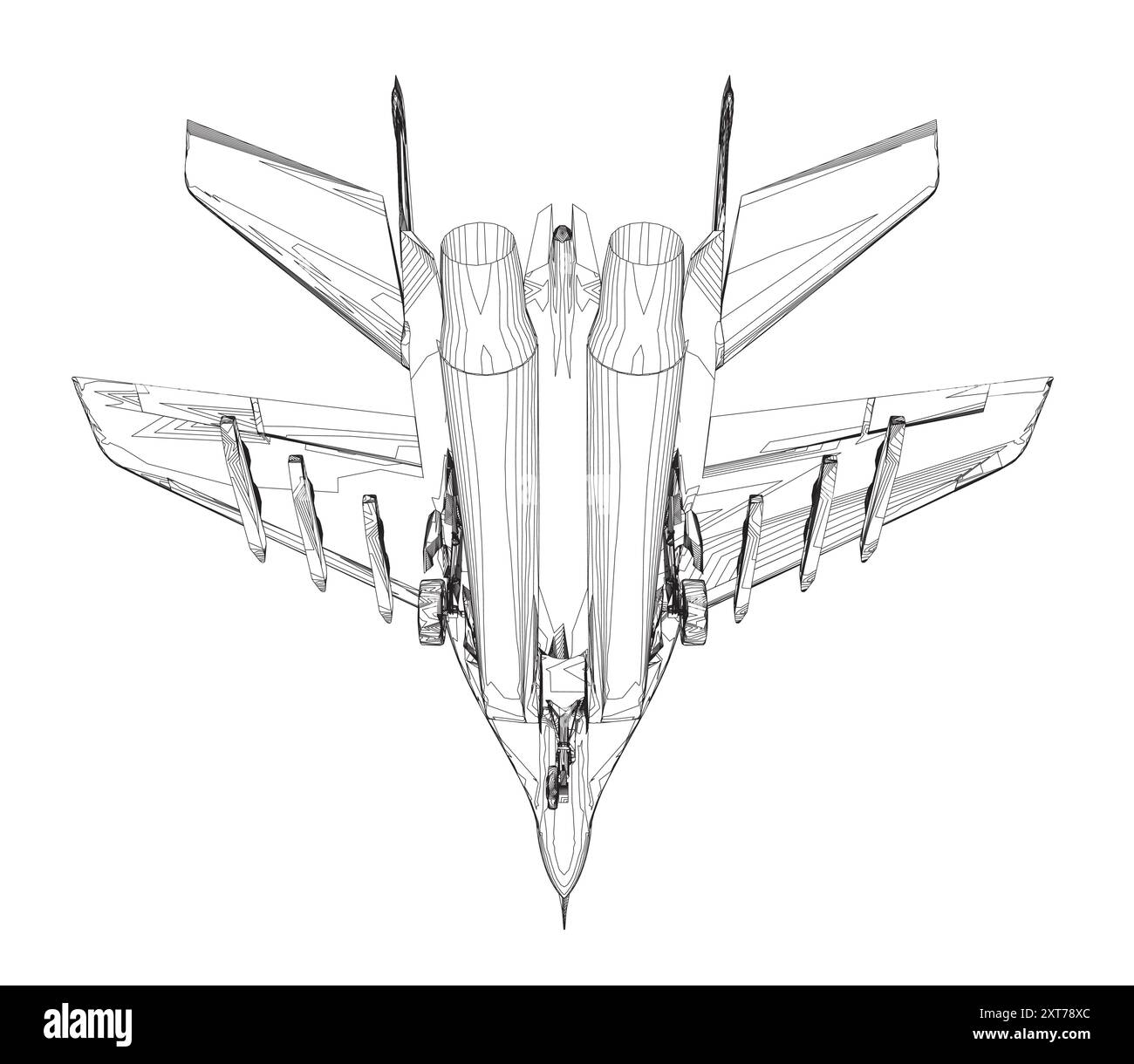 F 16 fighter jet top view hi-res stock photography and images - Alamy
