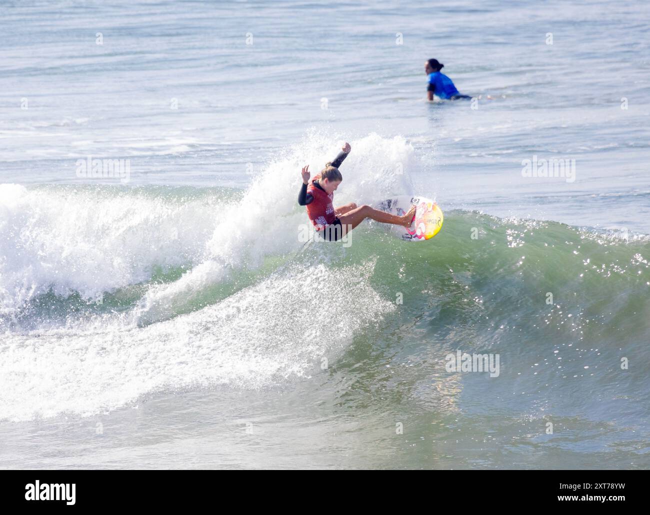 Woman Pro Surfer Stock Photo - Alamy