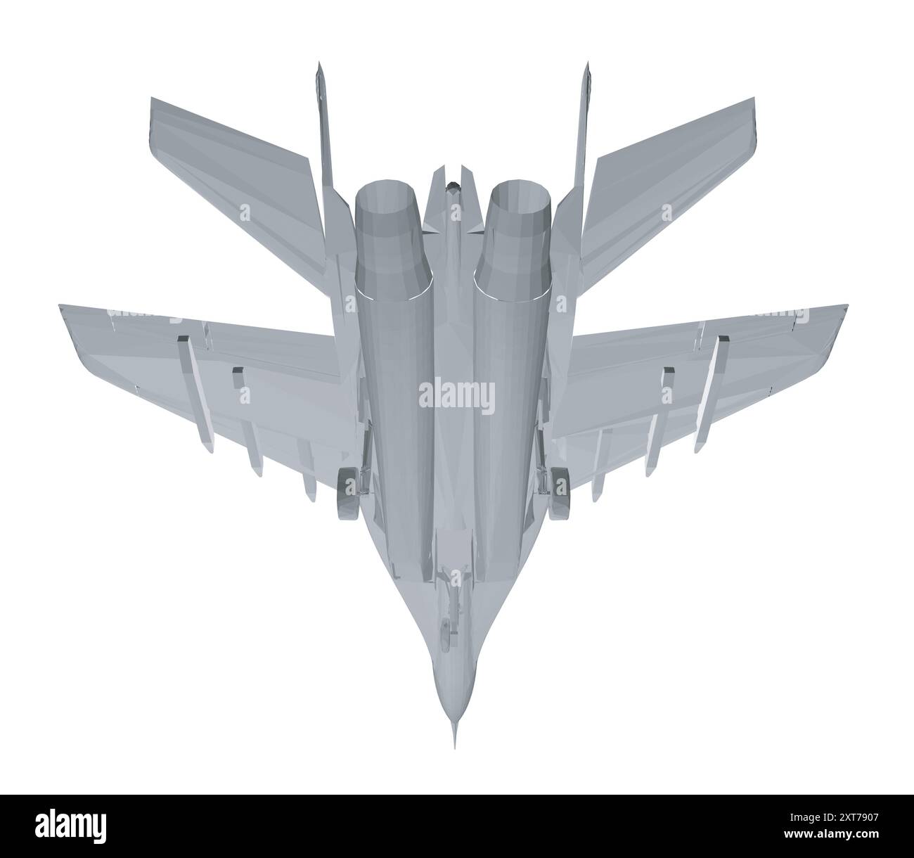 Military fighter jet polygonal. Vector art illustration of polygonal airplane. Modern war ...