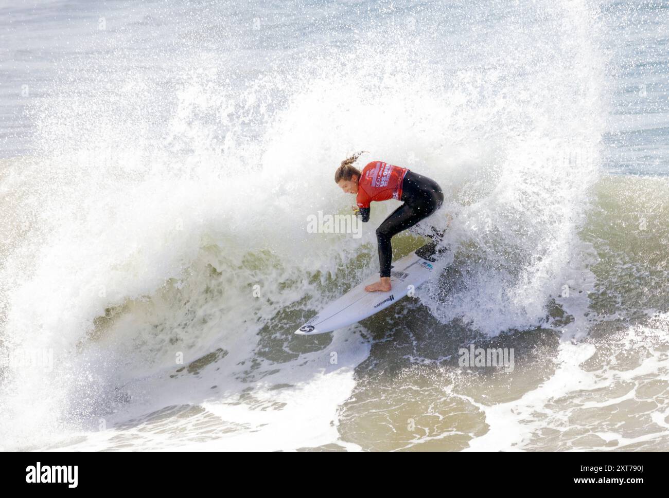 Woman Pro Surfer Stock Photo - Alamy