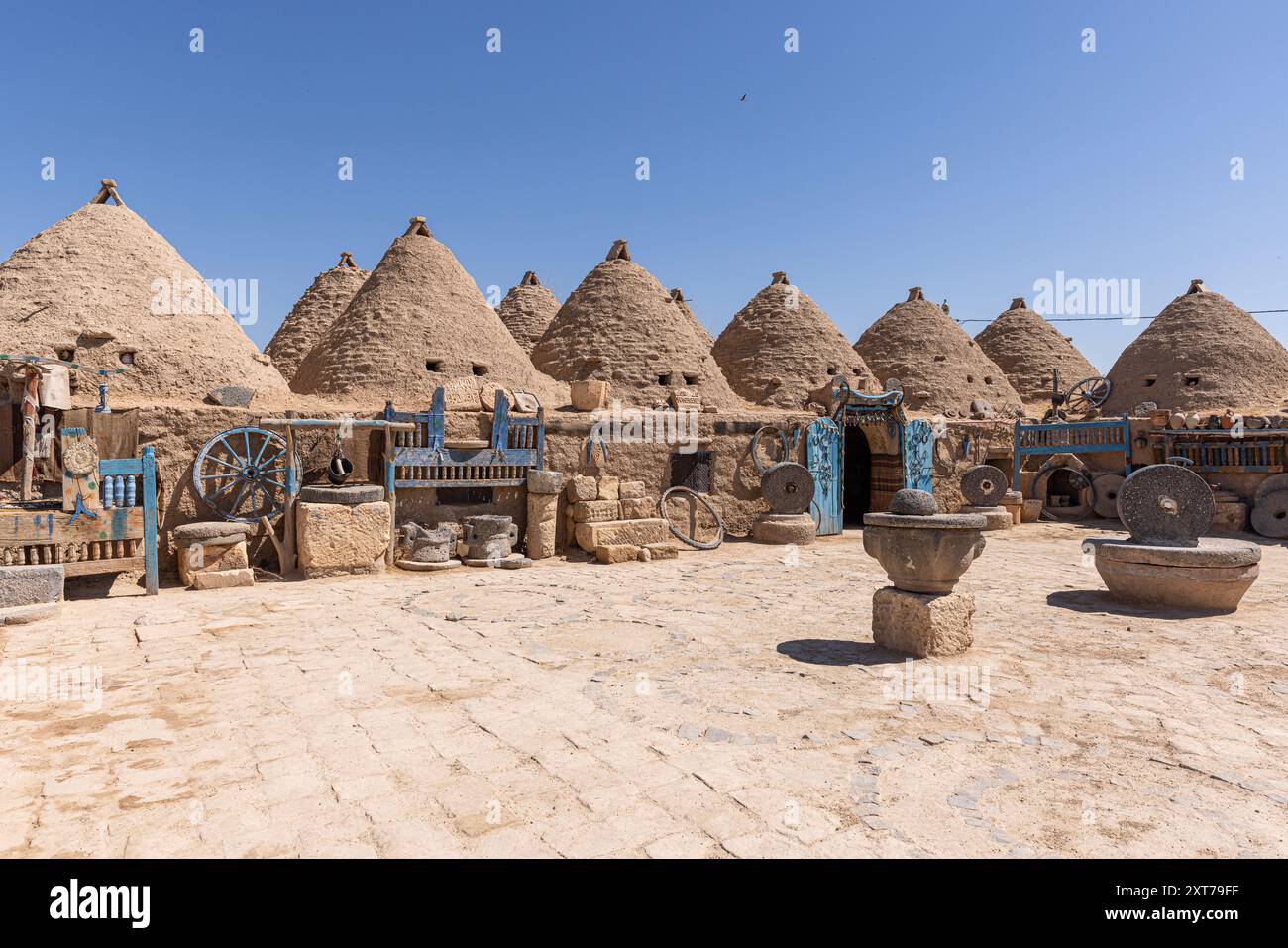 Traditional conical houses of Harran, Sanliurfa, Turkey. Traditional ...