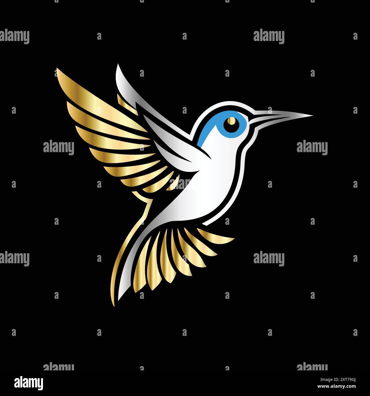 Hummingbird logo vector hi-res stock photography and images - Alamy