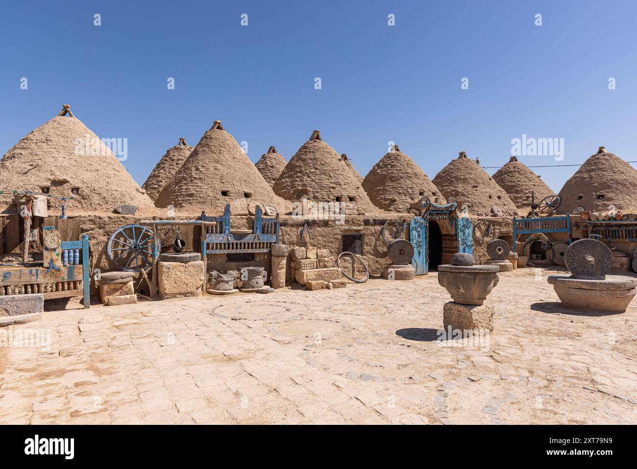 Traditional conical houses of Harran, Sanliurfa, Turkey. Traditional ...