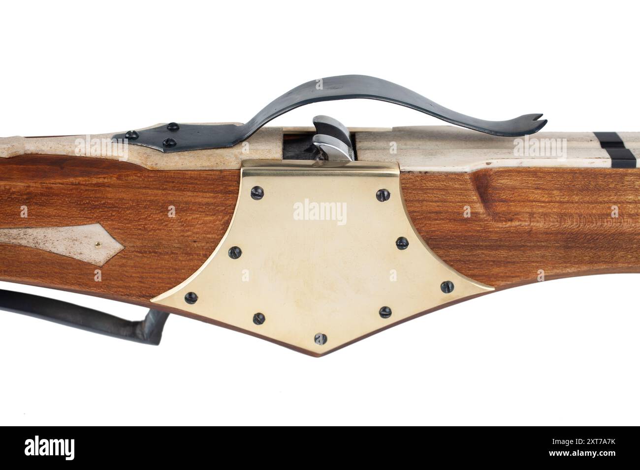 vintage medieval crossbow isolated on white background Stock Photo - Alamy