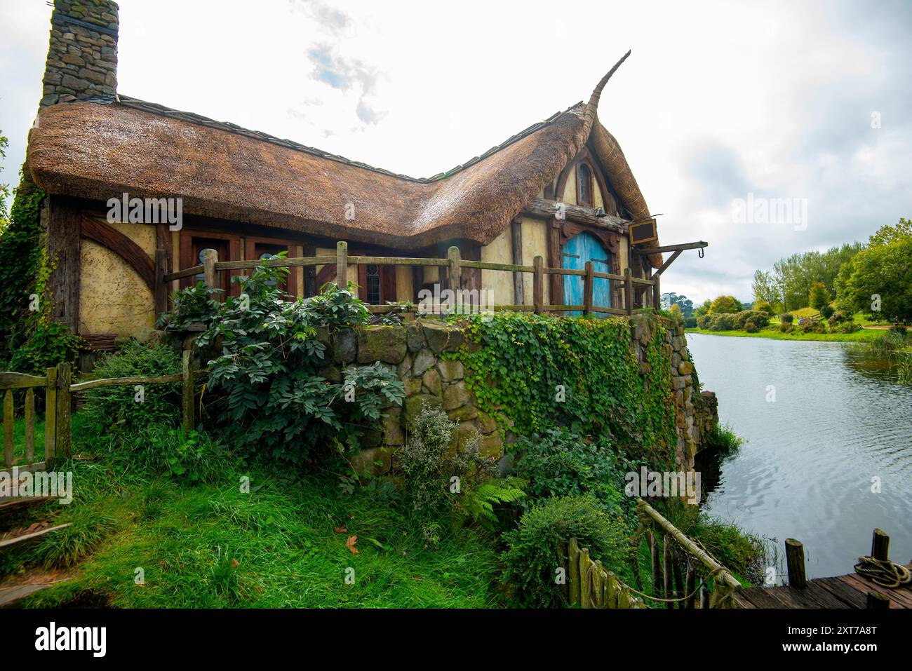 Water Mill in Matamata - New Zealand Stock Photo - Alamy