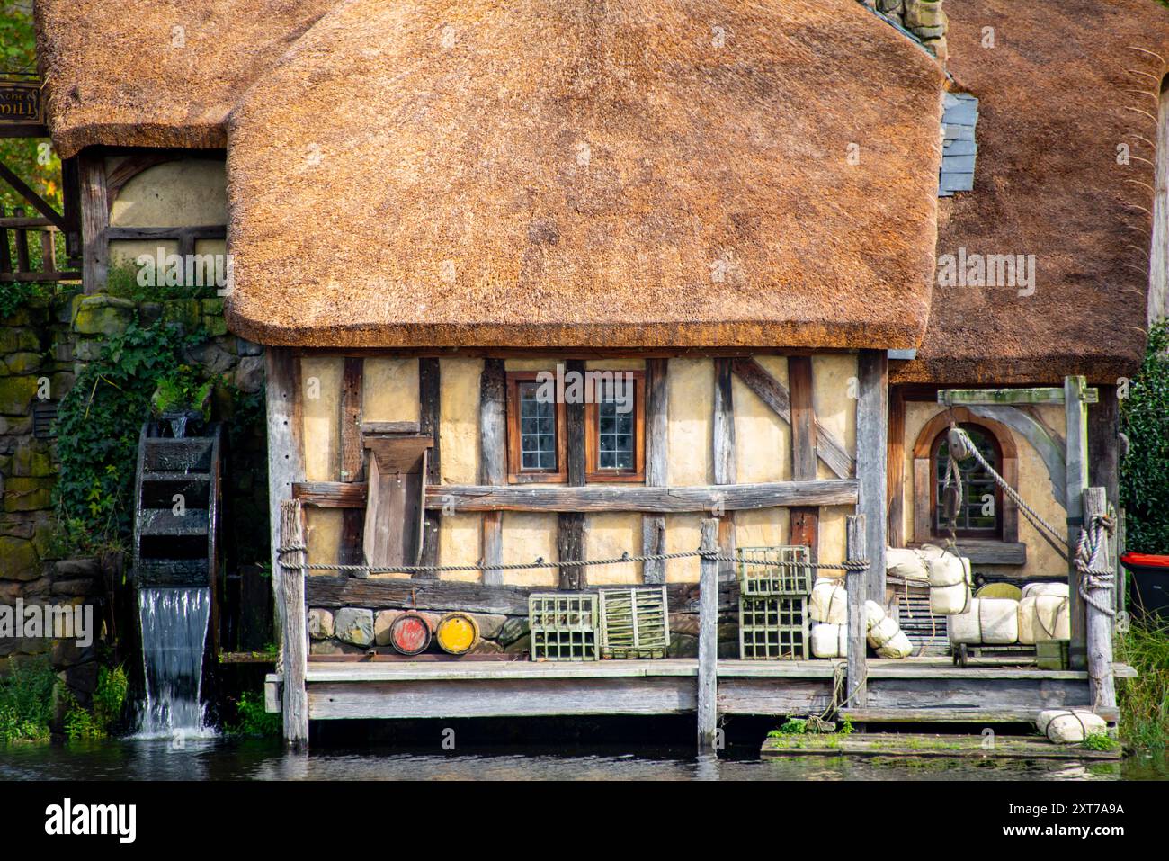 Water Mill in Matamata - New Zealand Stock Photo - Alamy