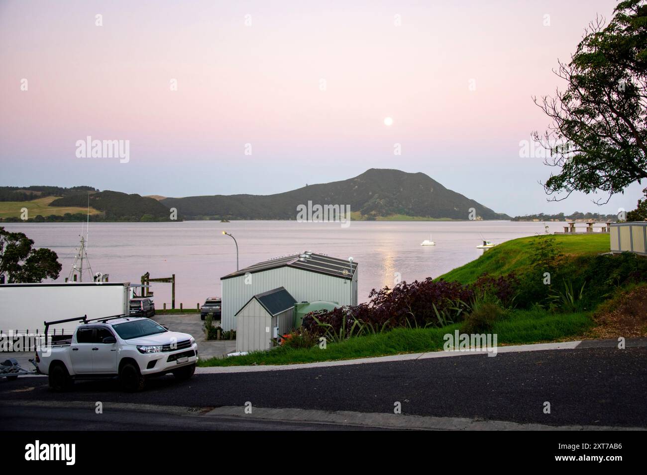 Houhora Harbour in Pukenui - New Zealand Stock Photo - Alamy