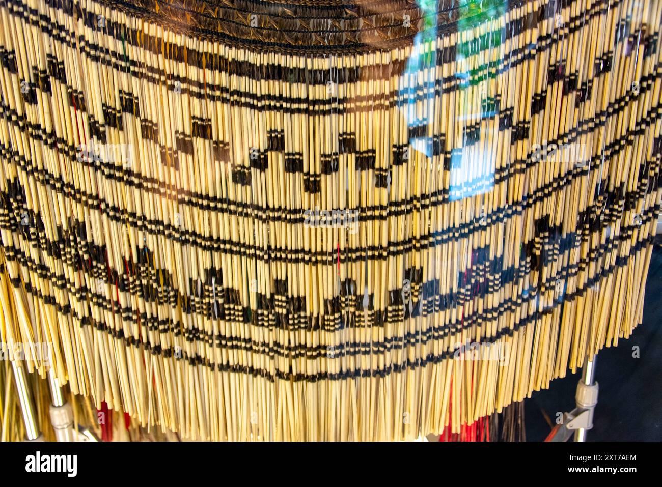 Authentic Maori Flax Piupiu Skirt Stock Photo - Alamy