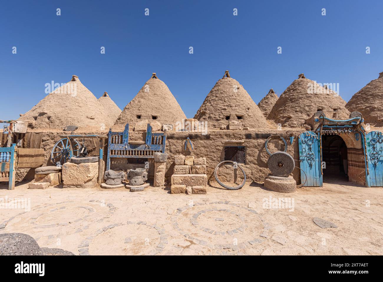 Traditional conical houses of Harran, Sanliurfa, Turkey. Traditional ...