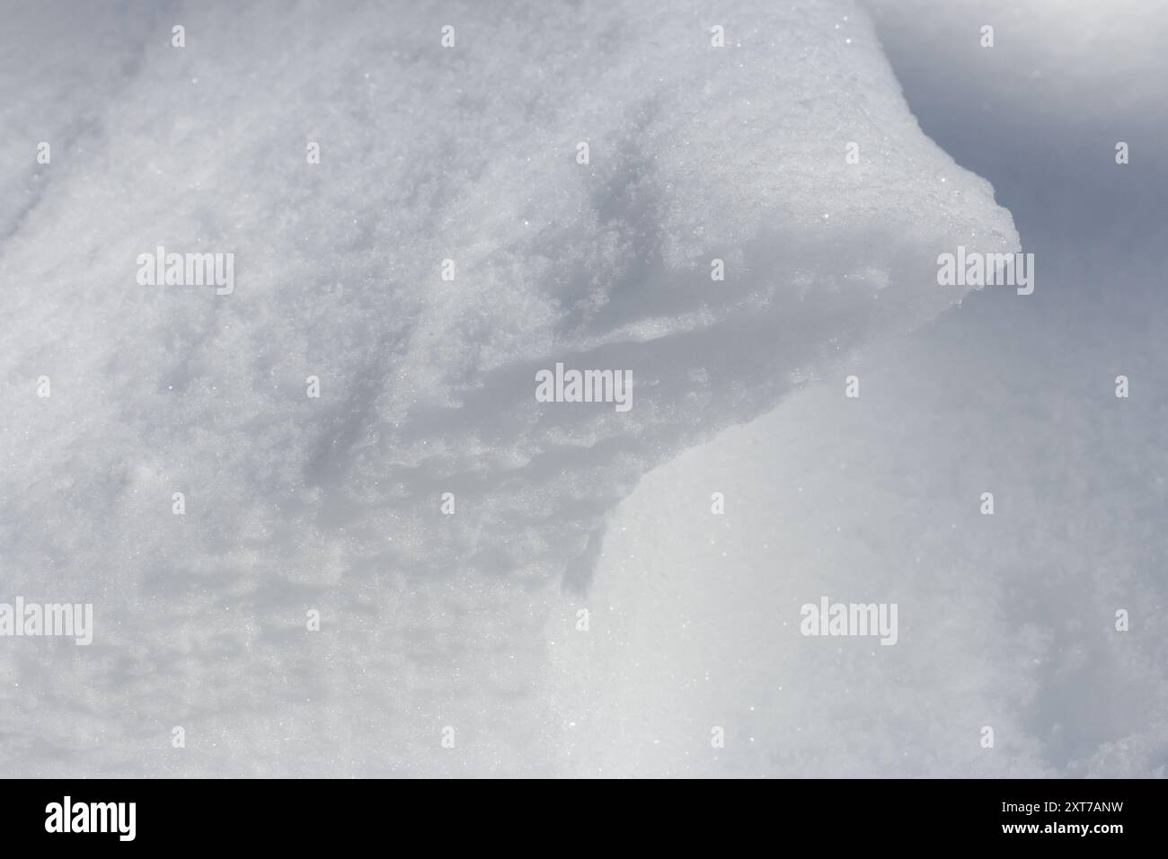 Abstract close-up white snow winter landscape background Stock Photo ...